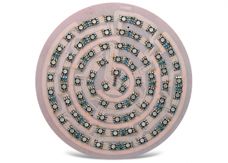 PLACA LED SMD RGB 154MM DIÁMETRO 75 LEDS 5050 - EF Componentes