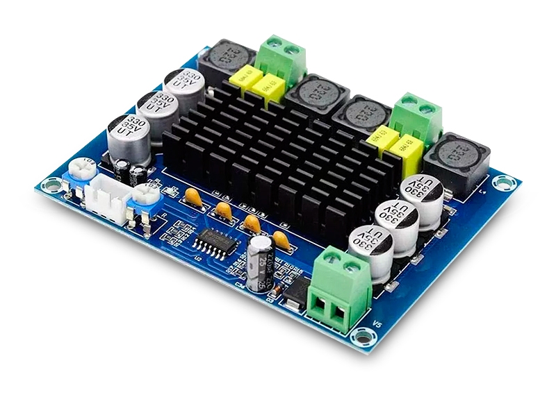 MÓDULO AMPLIFICADOR AUDIO (2 X 120W) XH-M543 TPA3116D2 - EF Componentes